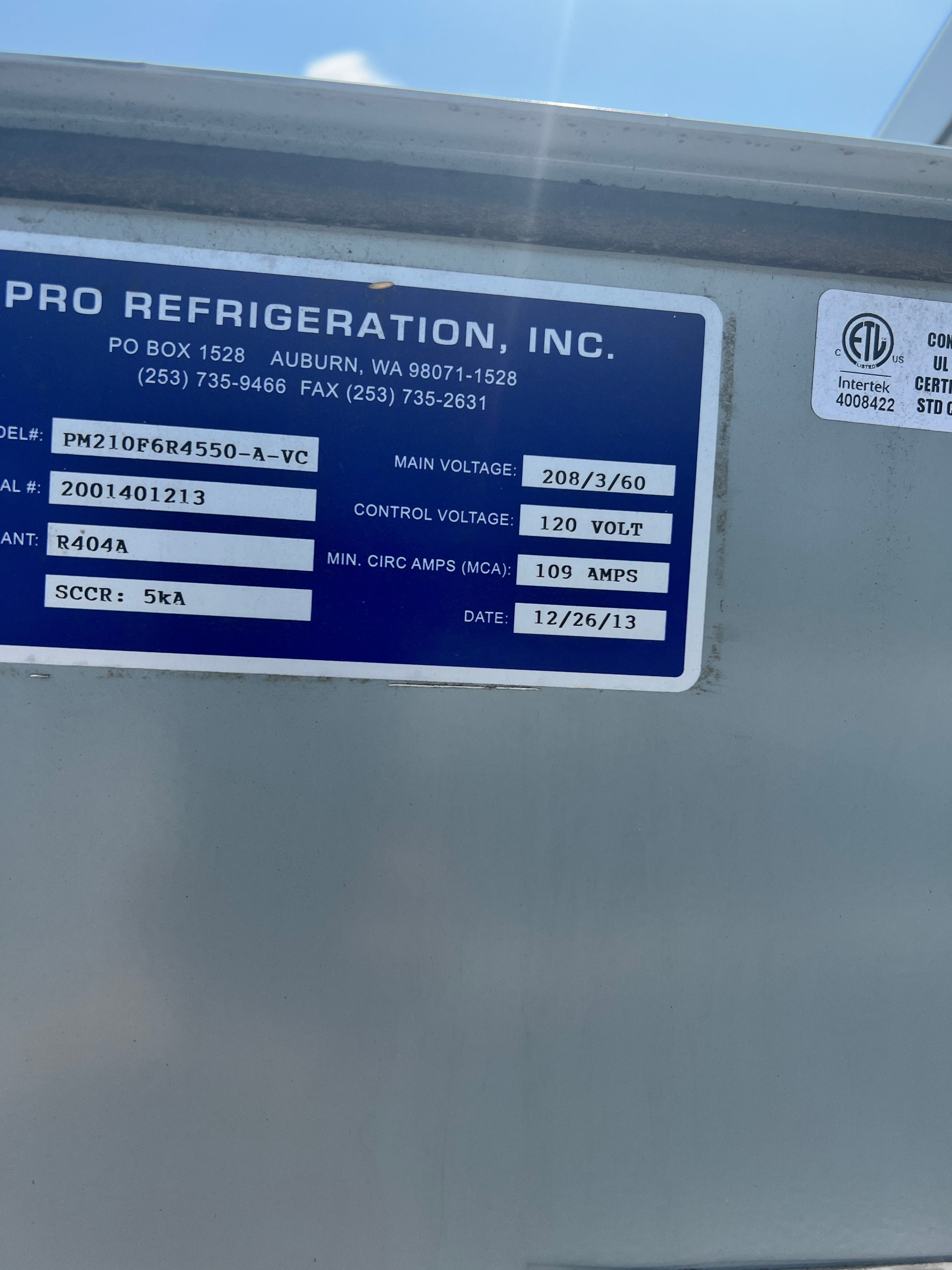 20hp Pro Chiller – Beverage Equipment Traders