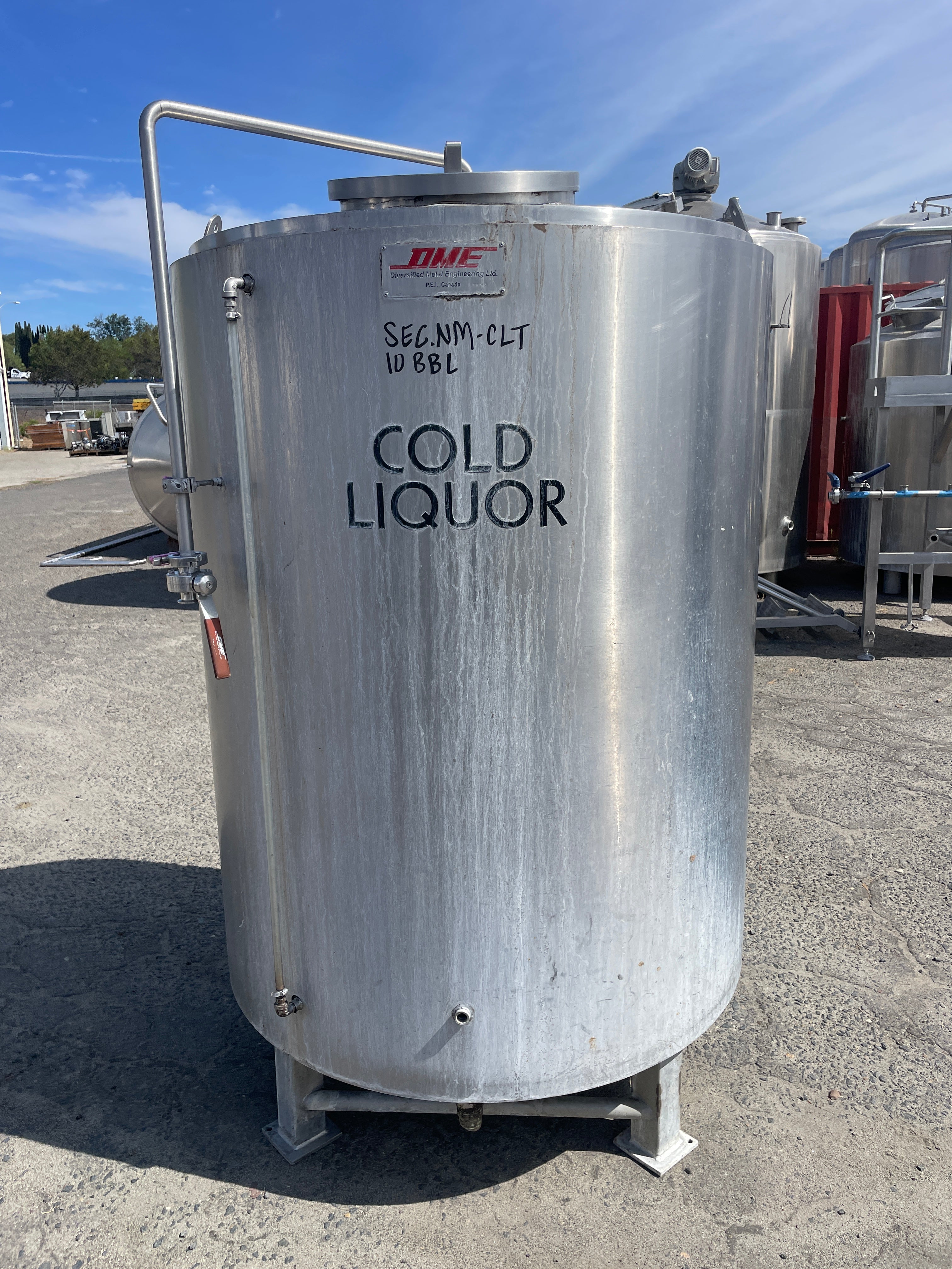 10bbl Cold Liquor Tank – Beverage Equipment Traders